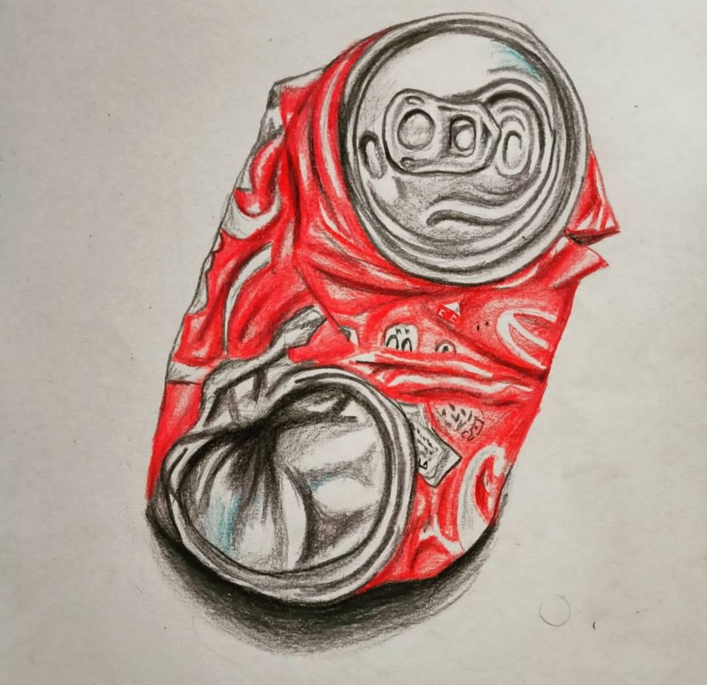 A crushed tin can - PixaHive