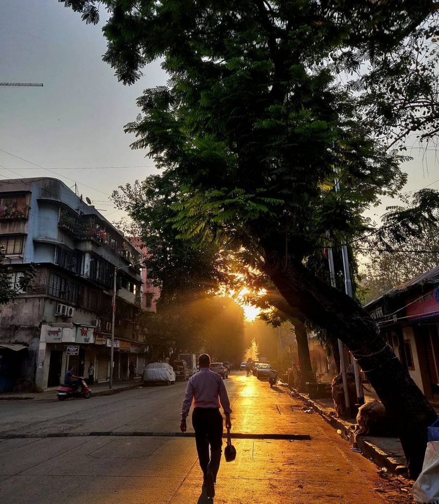 A man walking on an empty road - PixaHive