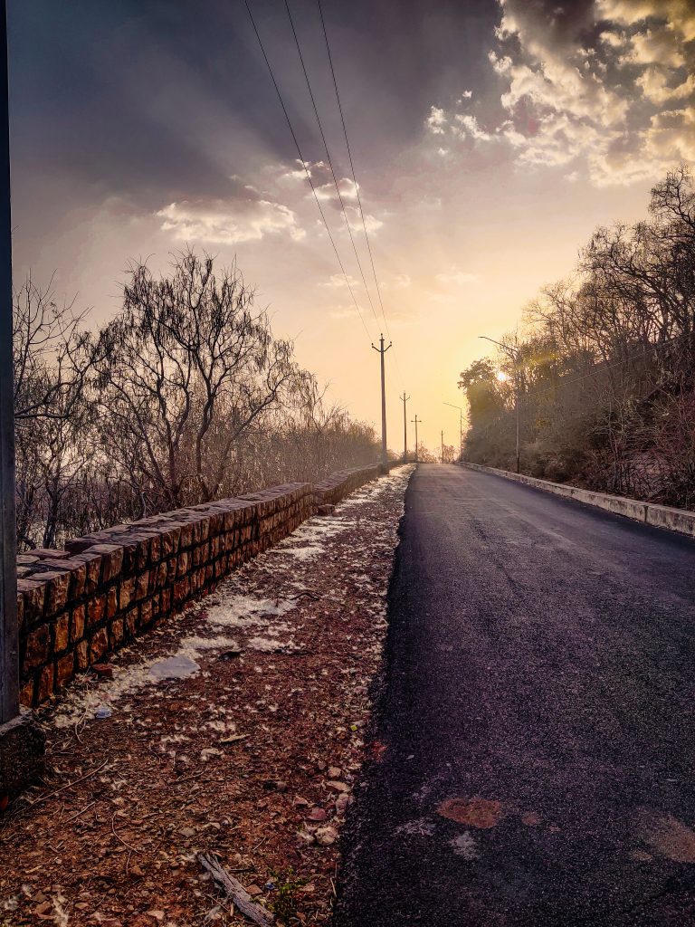 Clouds over a road - PixaHive