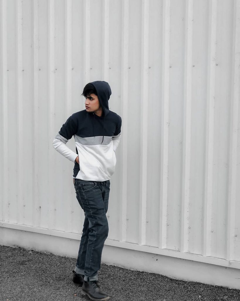 Model posing in Hoodie - PixaHive